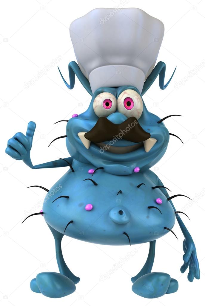 Blue germ cook Stock Illustration by ©julos #56901077