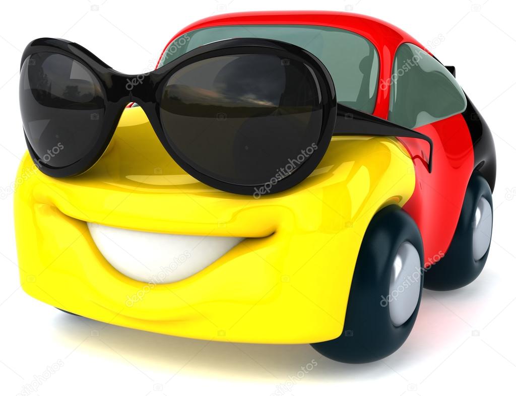 Fun cartoon car — Stock Photo © julos #58574543