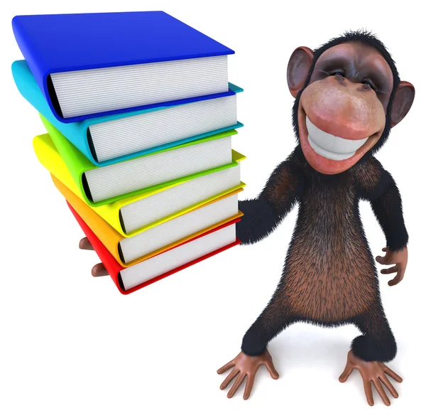 Fun cartoon monkey — Stock Photo © julos #68946283