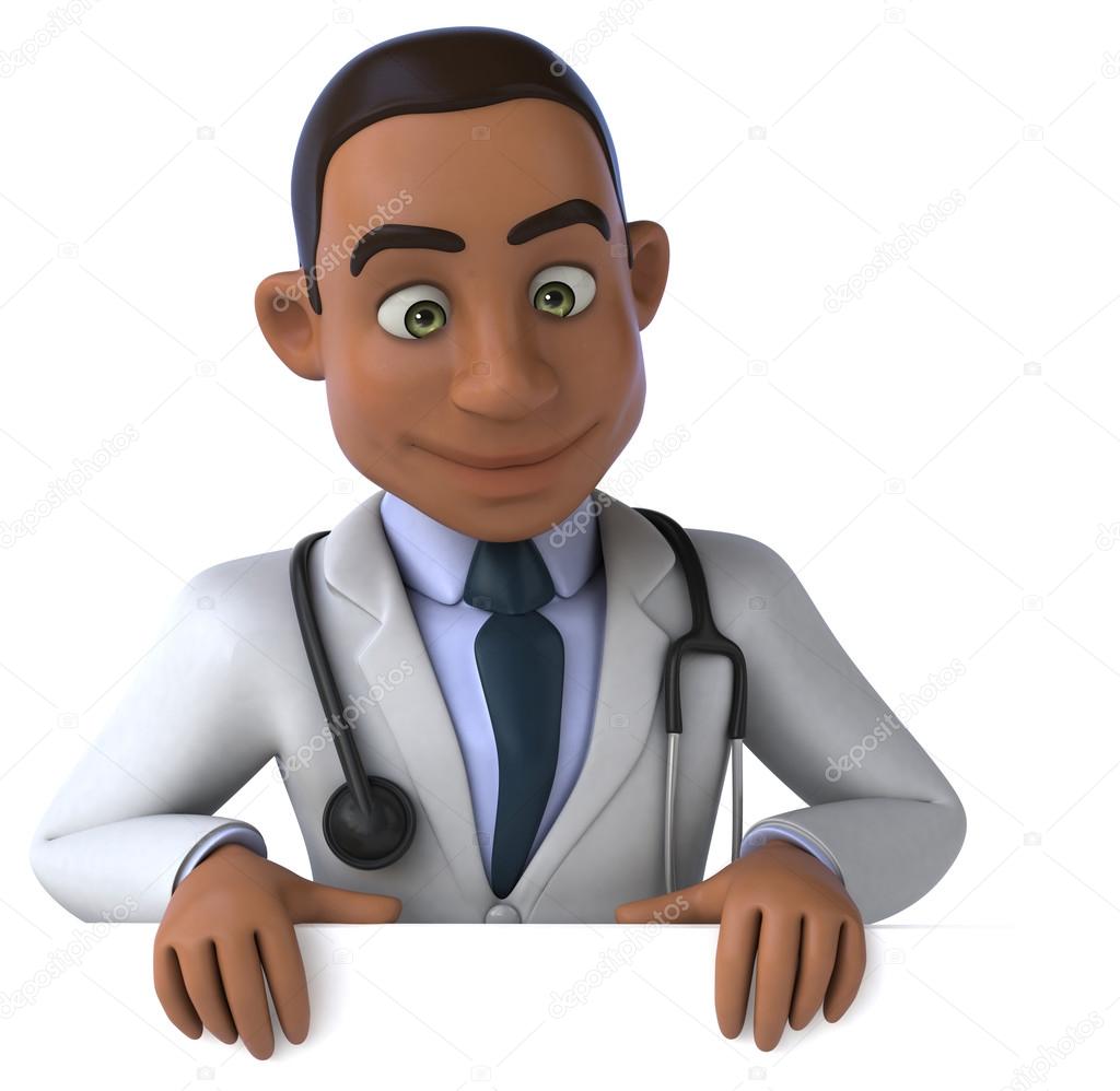 Fun cartoon doctor Stock Illustration by ©julos #60992663