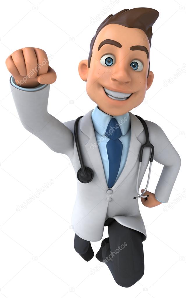 Fun cartoon doctor Stock Illustration by ©julos #62995023