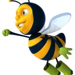 Cartoon bee Stock Photo by ©julos 4362719
