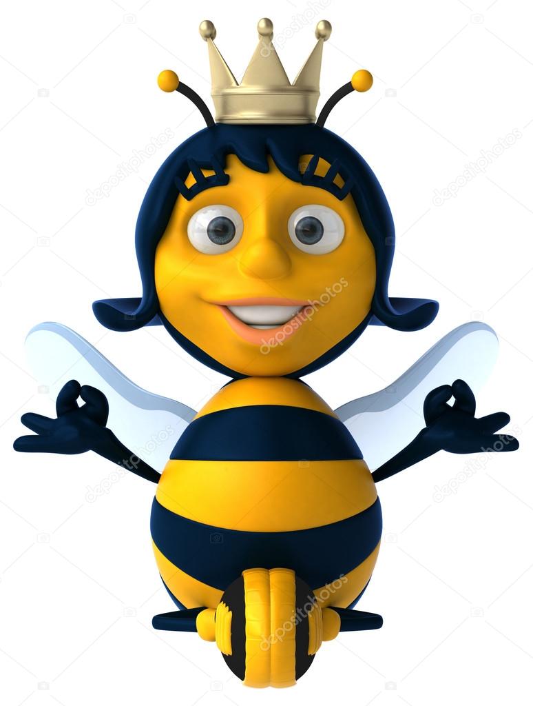 Fun cartoon bee Stock Illustration by ©julos #68552597