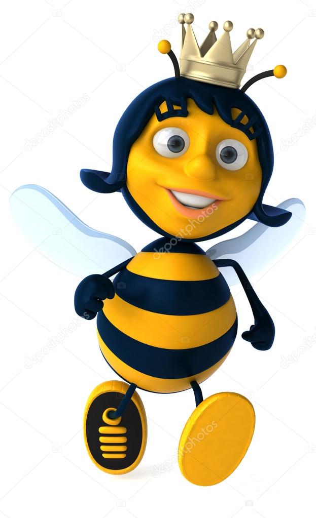 Fun cartoon bee Stock Illustration by ©julos #68589671