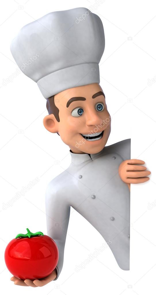 Fun cartoon chef — Stock Photo © julos #69881649