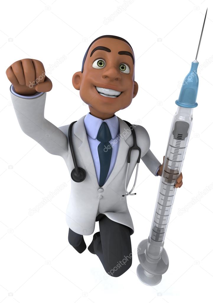 Fun cartoon doctor Stock Illustration by ©julos #69881785