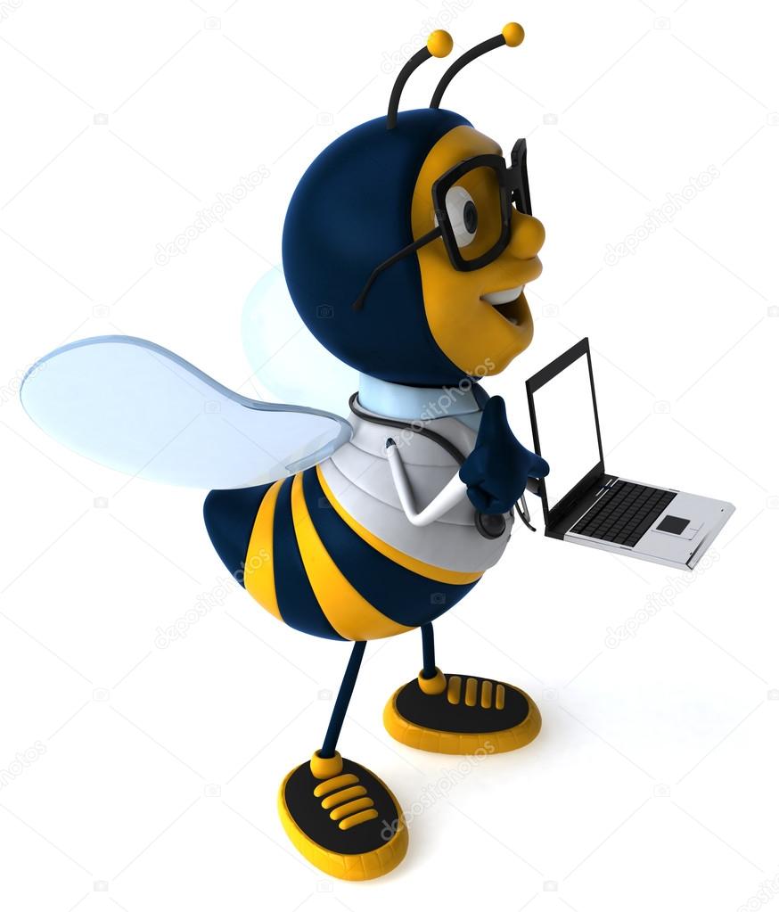 Cartoon fun bee Stock Illustration by ©julos #69910063