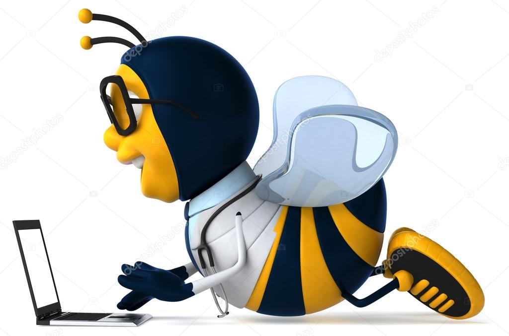 Cartoon fun bee Stock Illustration by ©julos #69910069