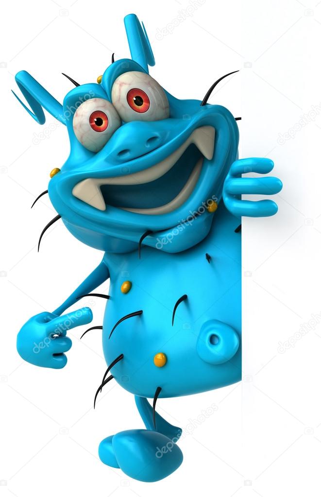 Fun cartoon germ Stock Illustration by ©julos #69910415