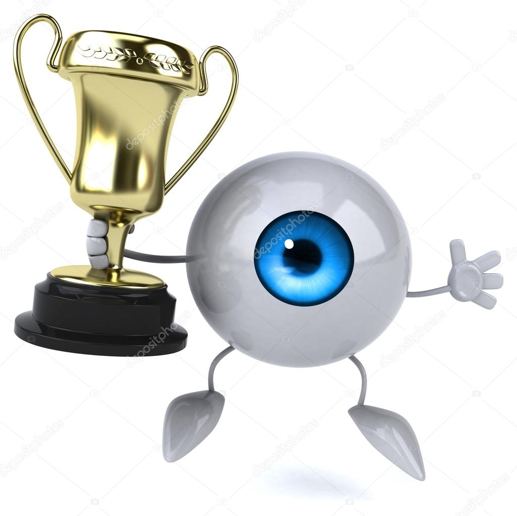 Fun cartoon eye — Stock Photo © julos #70558807