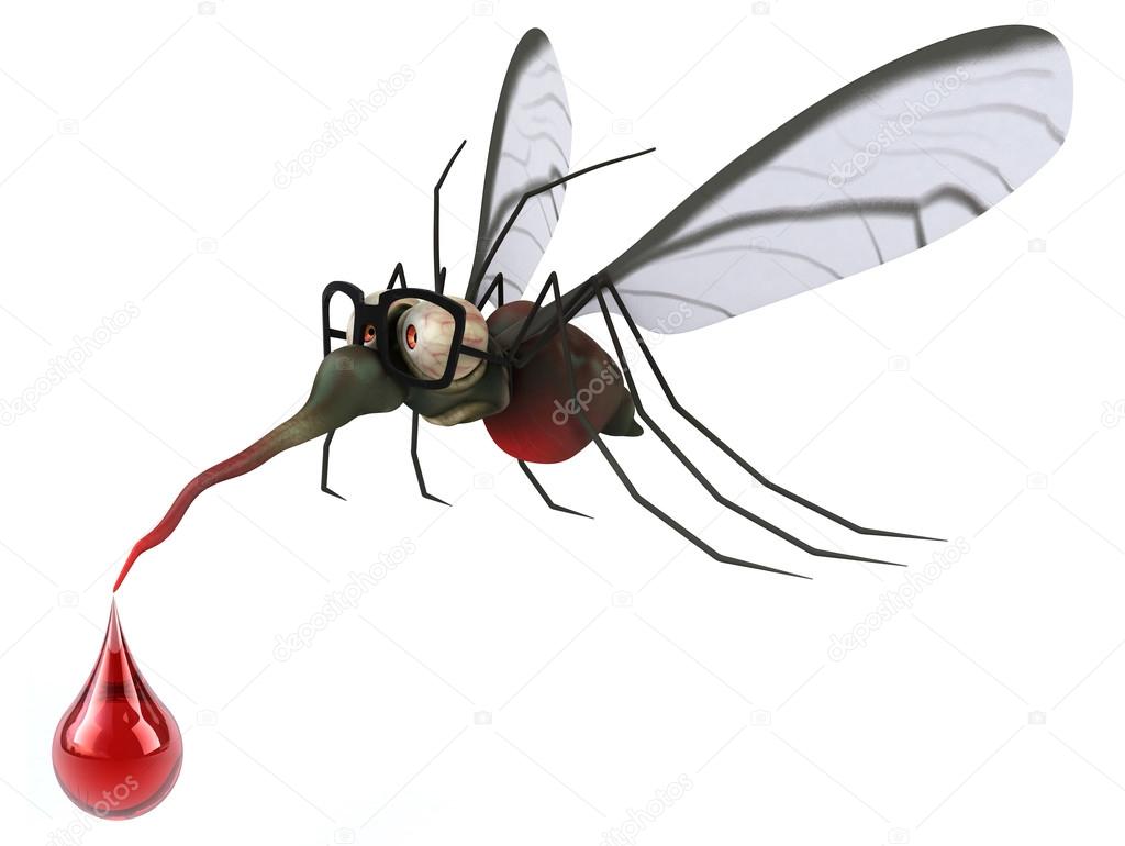 Roliga tecknade mygga — Stockfotografi © julos #70786747