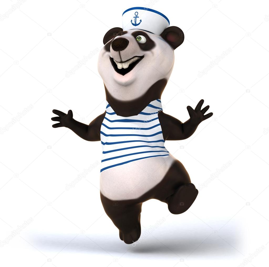 Fun panda bear — Stock Photo © julos #70786959