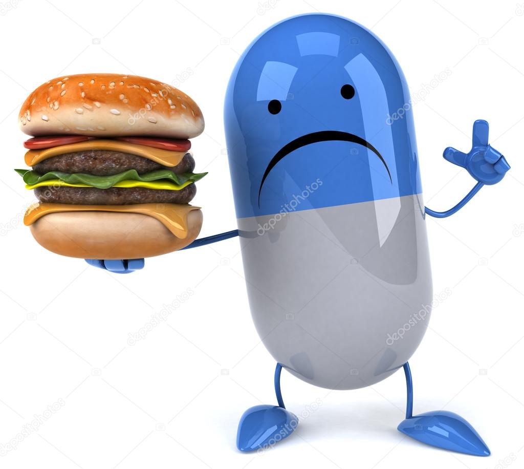 Funny cartoon pill Stock Illustration by ©julos #72311207