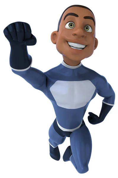 Cartoon Black superhero Stock Illustration by ©julos #59356929