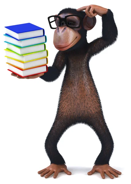Fun cartoon monkey — Stock Photo © julos #68946283