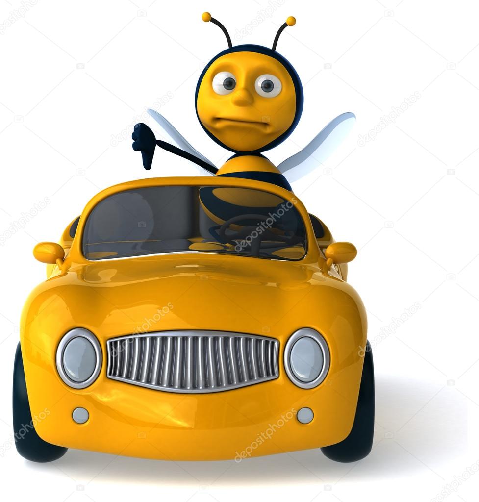 Fun cartoon bee Stock Illustration by ©julos #78680668