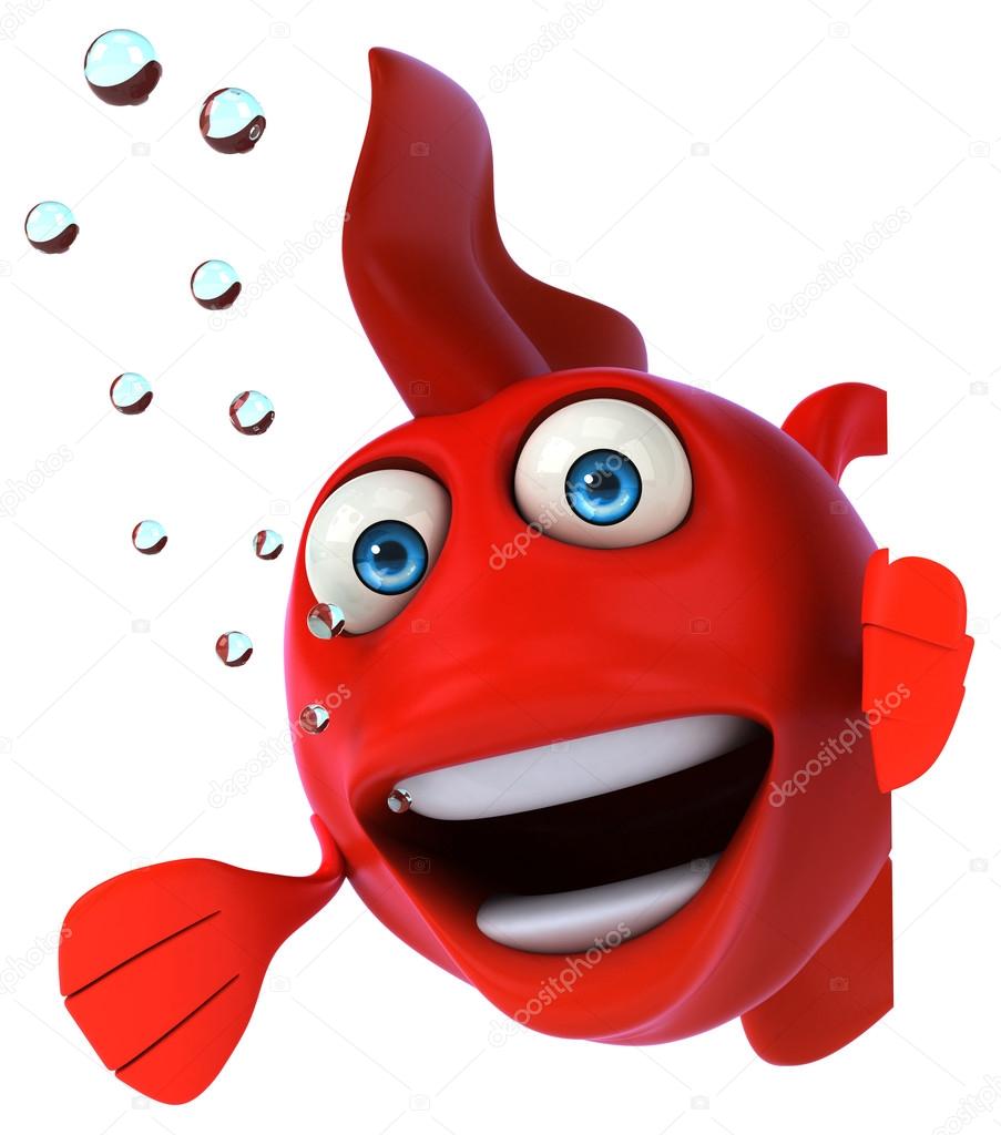 Fun cartoon fish Stock Illustration by ©julos #80038866