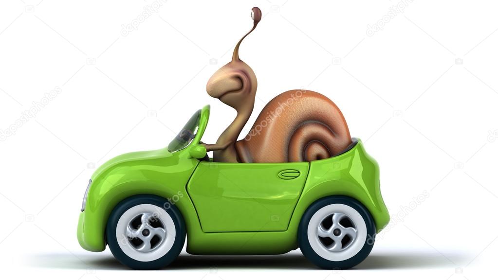 Мультяшная улитка — Стоковое фото © julos #85081966