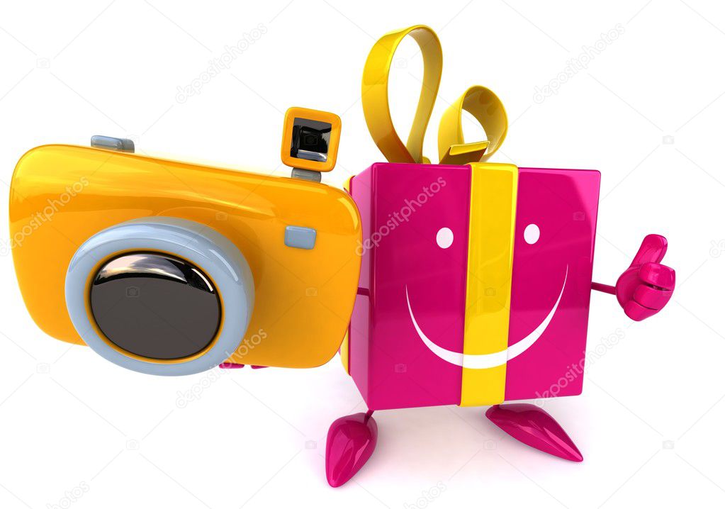 Fun cartoon gift Stock Illustration by ©julos #85878362