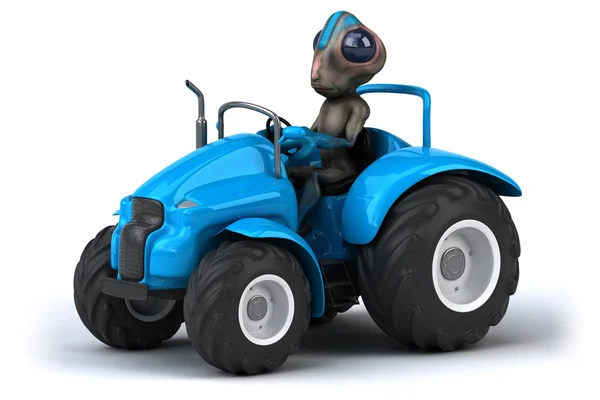 Blue tractor cartoon Stock Photos, Royalty Free Blue tractor cartoon ...