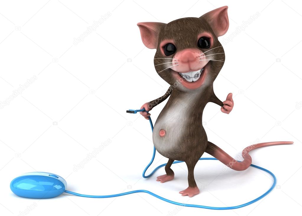Funny cartoon mouse Stock Photo by ©julos 88647274