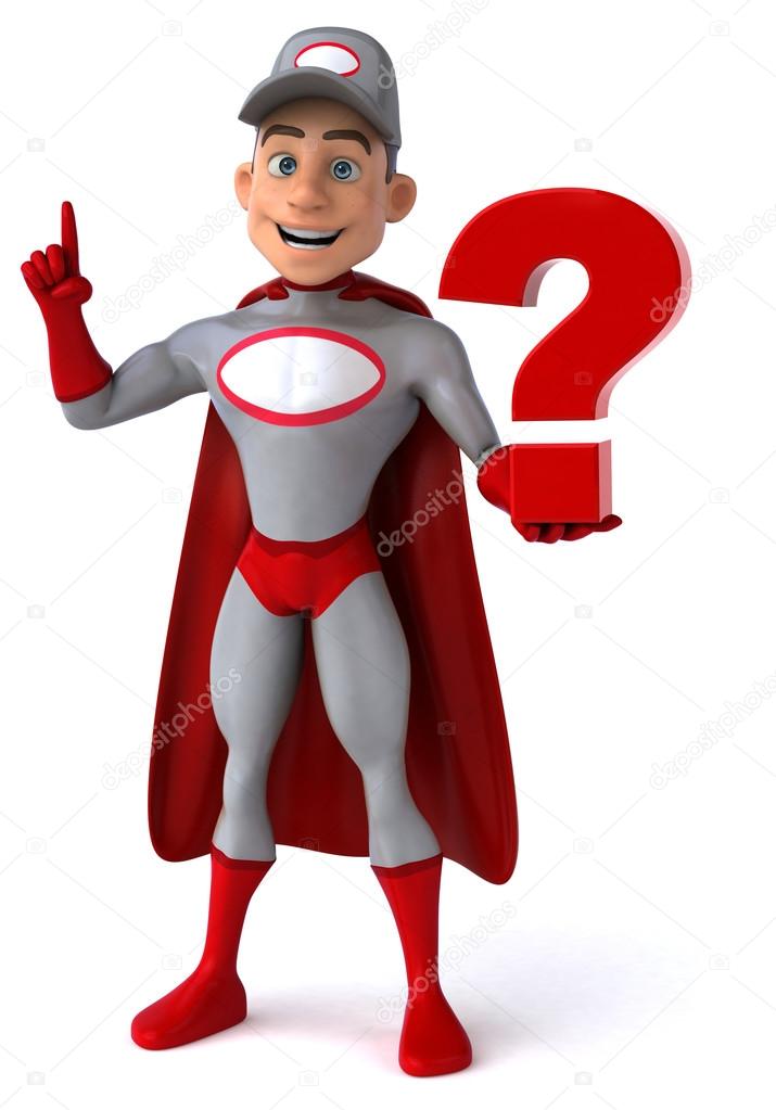 Super mechanic with question mark Stock Illustration by ©julos #89465082