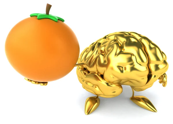 Fun cartoon brain Stock Photo by ...