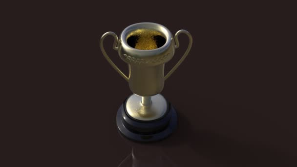 Cartoon gold trophy Cup on white background . character design, Stock ...