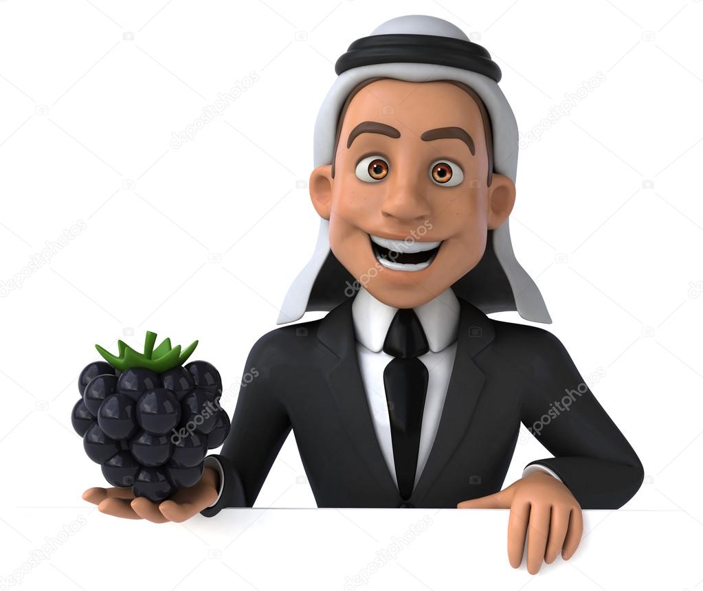 Cartoon Arab businessman — Stock Photo © julos #92318894 Cartoon Arab businessman — Stock Photo © julos #92318894