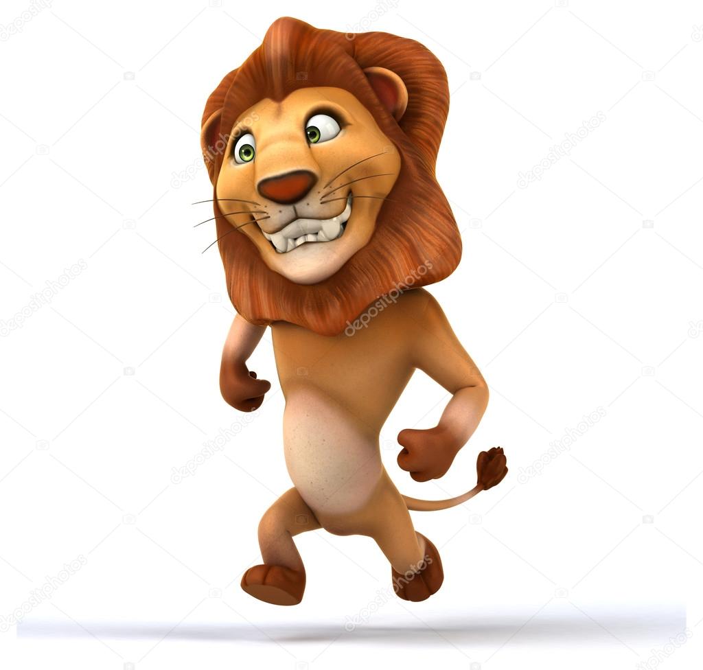 Fun cartoon lion Stock Illustration by ©julos #99492272