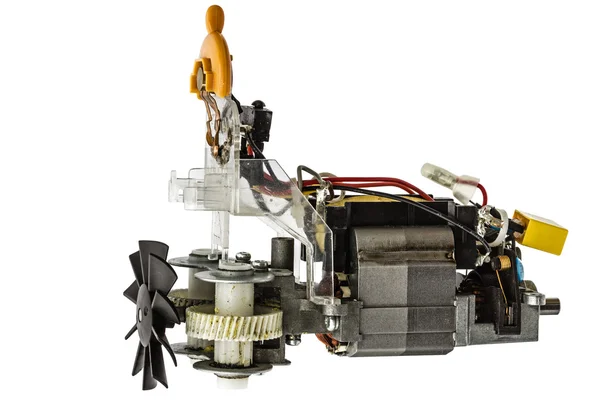 Disassembled Electric Motor Isolated White Background Stock Photo by ...