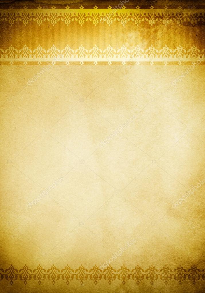 Old paper background with decorative old-fashione border. ⬇ Stock Photo ...