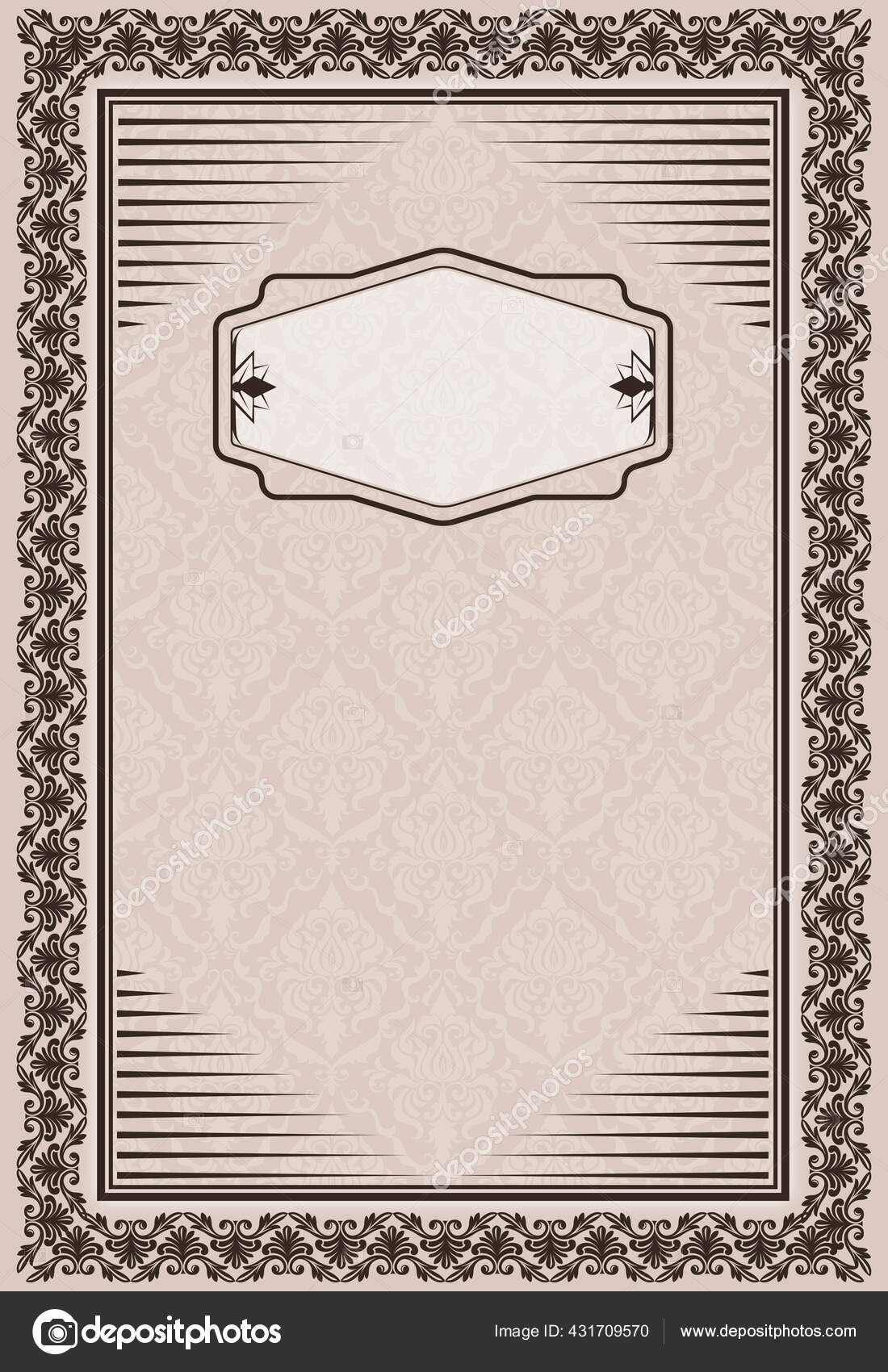Vintage Background Ornamental Border Decorative Patterns Vintage ...