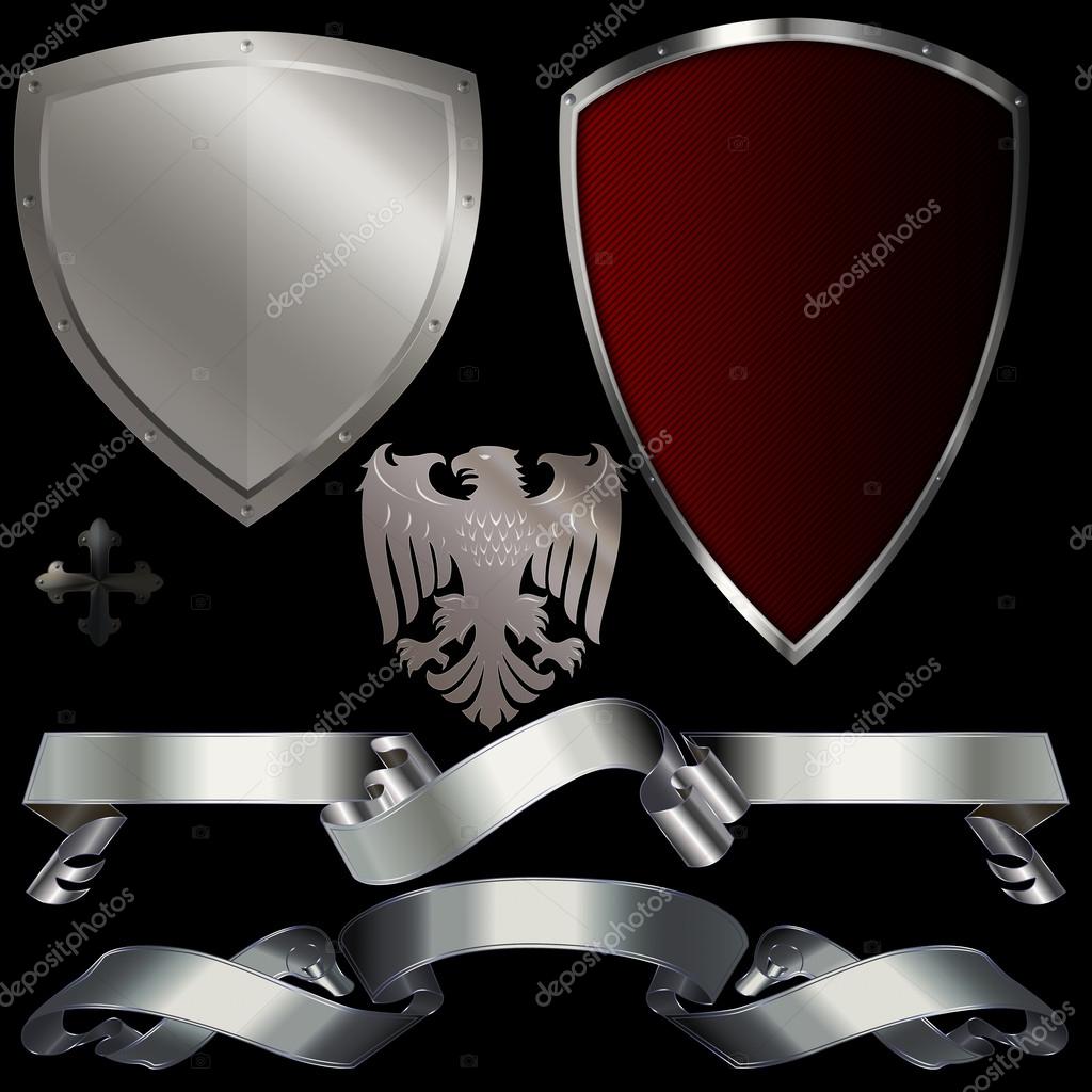Shield and banner. Stock Photo by ©ke77kz 53468503