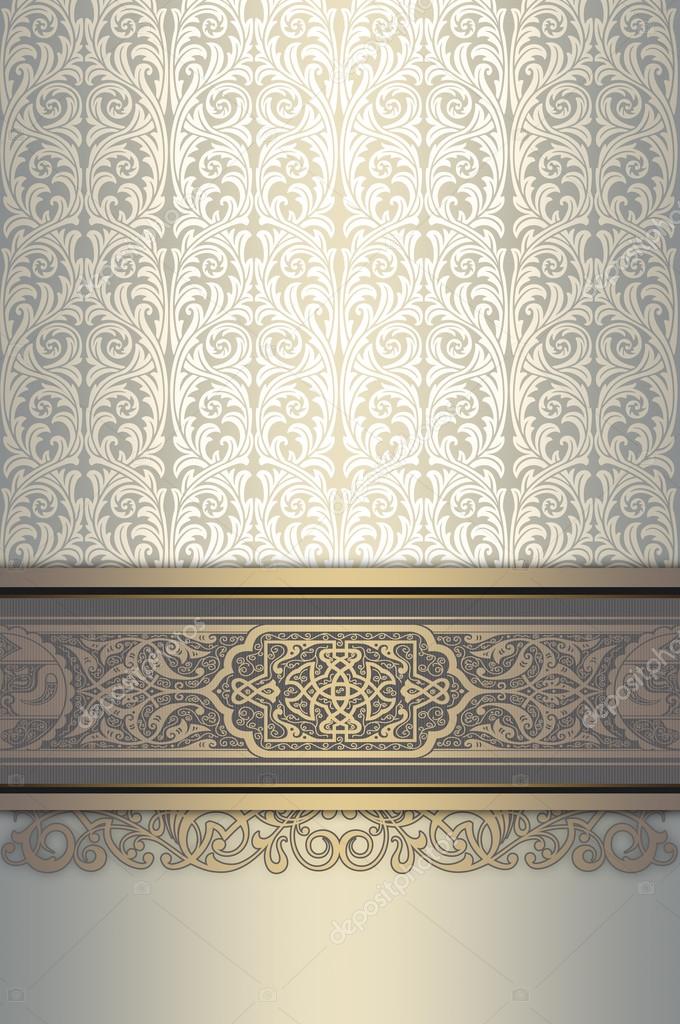 Decorative background with vintage ornaments. — Stock Photo © ke77kz ...