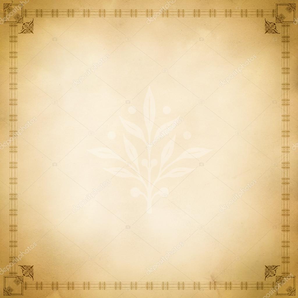 Old paper background with vintage border. — Stock Photo © ke77kz #95164610