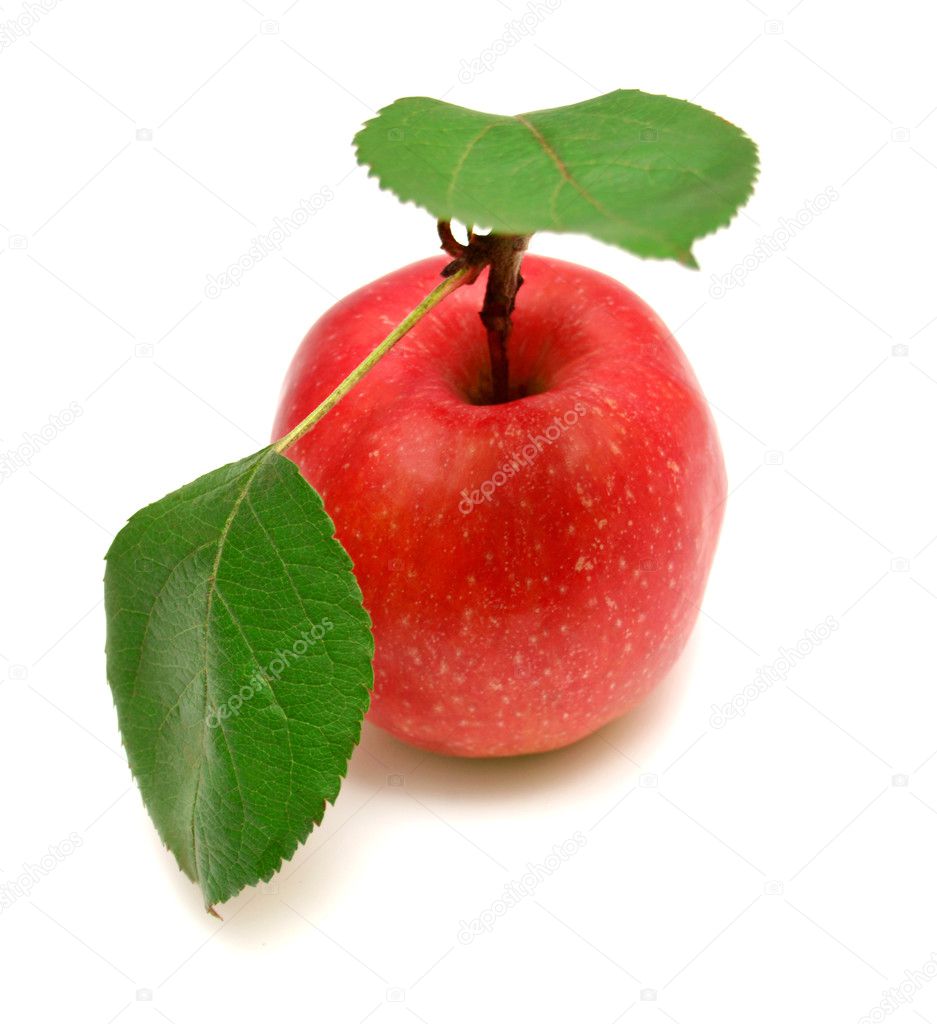 Apple with leaf Stock Photo by ©Ian_2010 56066925