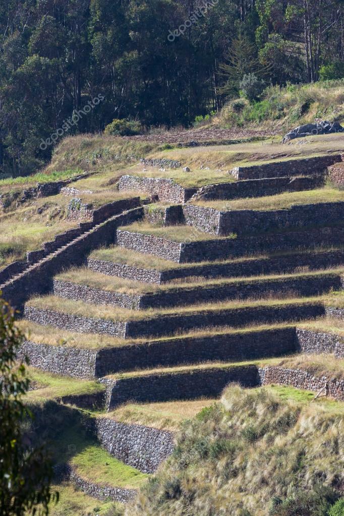 Inca farming terraces Stock Photo by ©wollertz 121369186