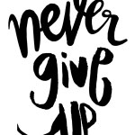 Vector illustration hand drawn lettering motivational and inspirational ...