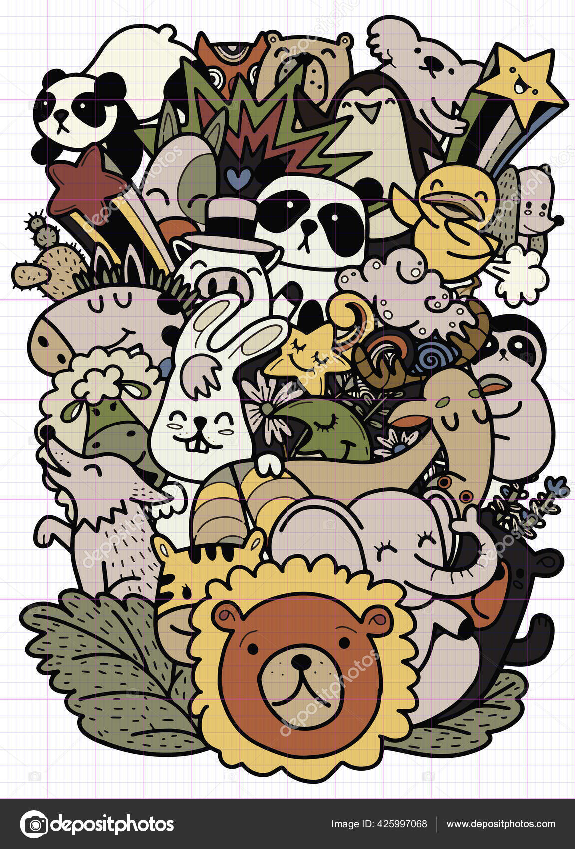 Cute Doodles Of Animals