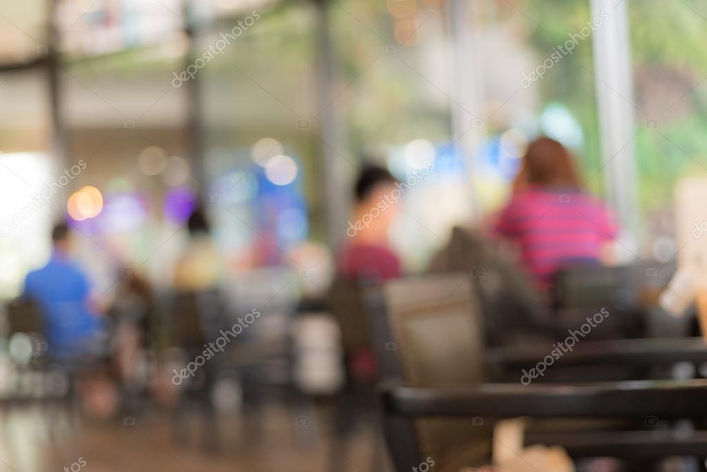 Coffee shop blur background with bokeh image Stock Photo by ©9george ...