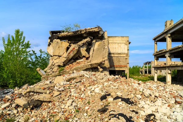 Ruins of buildings after an earthquake Stock Photo by ©czamfir 4431563