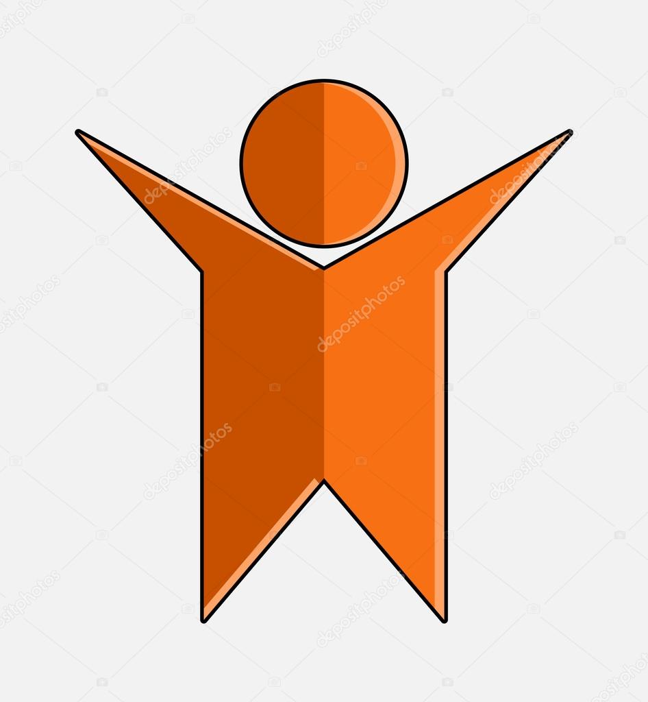 Human Symbol Vector Stock Illustration by ©baavli #111890760