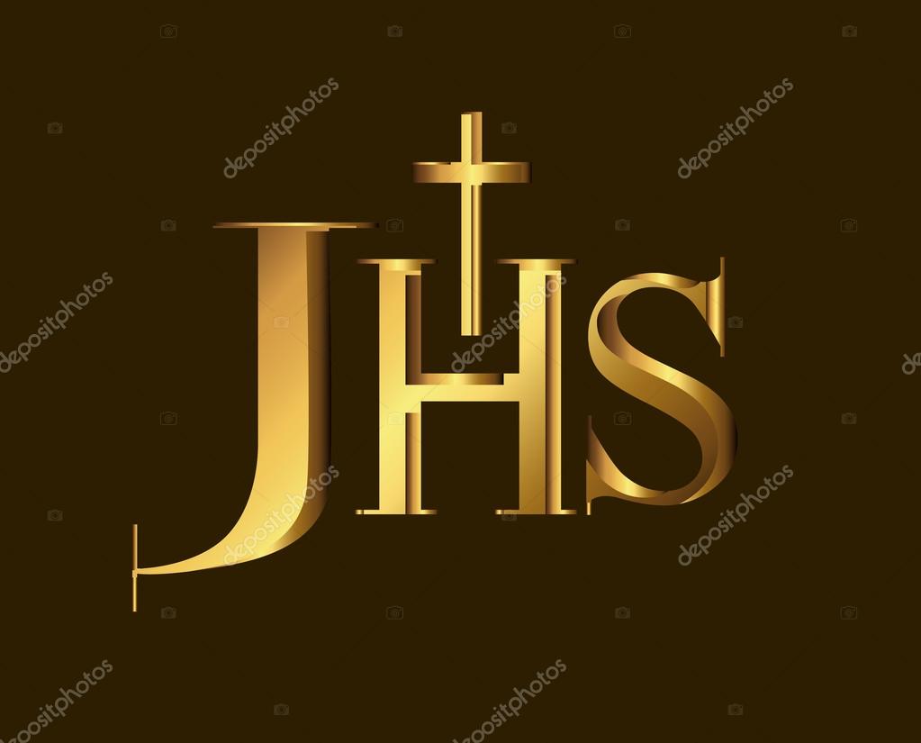 Símbolo dorado de Christogram de JHS 2023