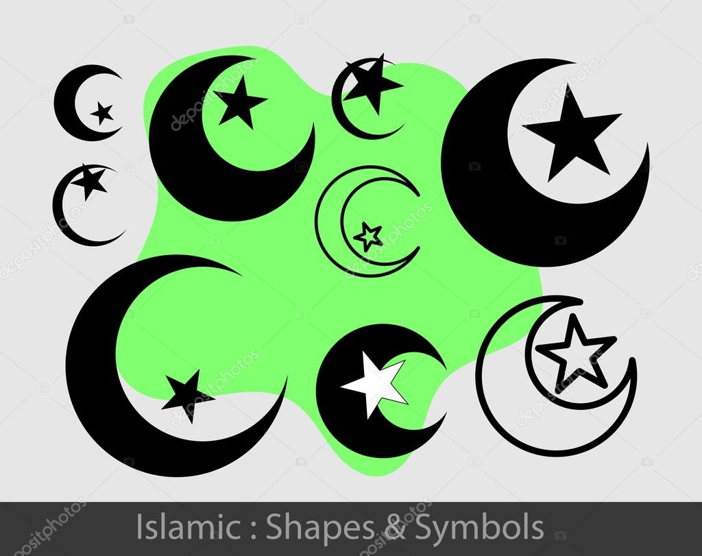 Islamic Symbols Set Stock Vector Image by ©baavli #111898912