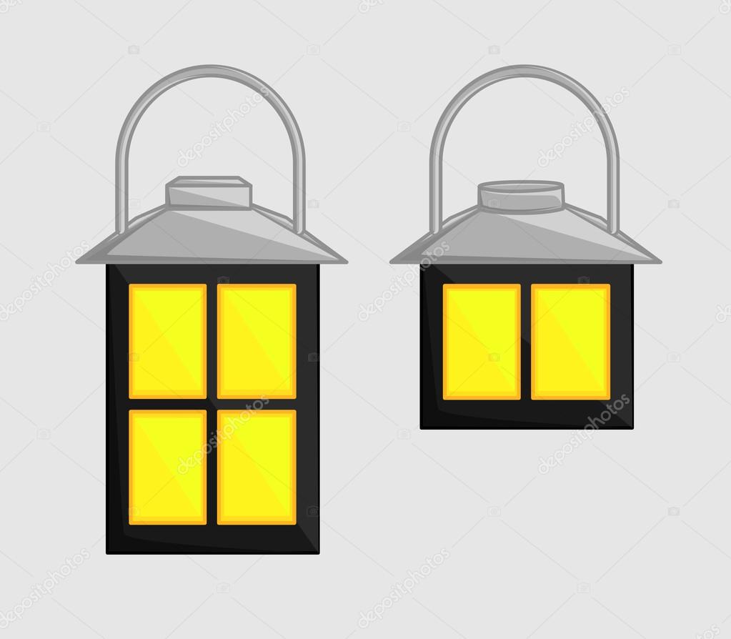 Traditional Lantern Vectors — Stock Vector © baavli #124700986