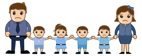 Unhappy Family Clipart