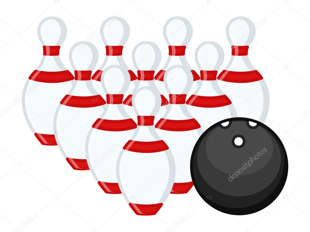 Cartoon Vector Character - Bowling Stock Vector by ©baavli 54176579
