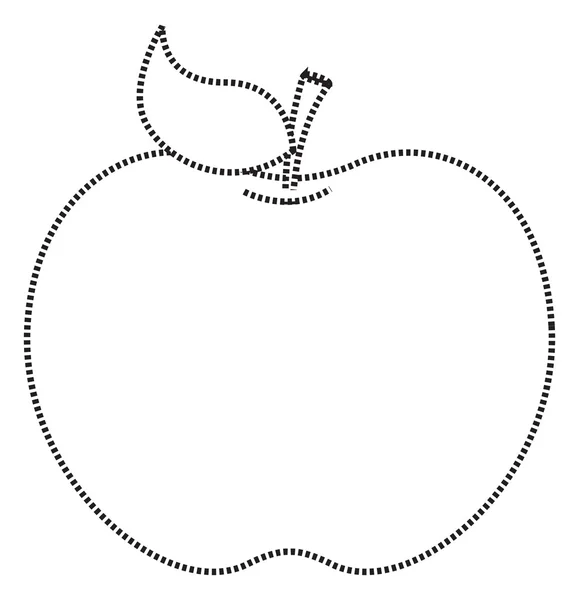 Black Frame Apple Stock Vector by ©baavli 57758117