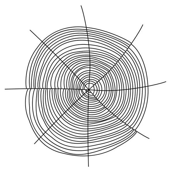 Scribble Circular Lines Design Stock Vector by ©baavli 128289308